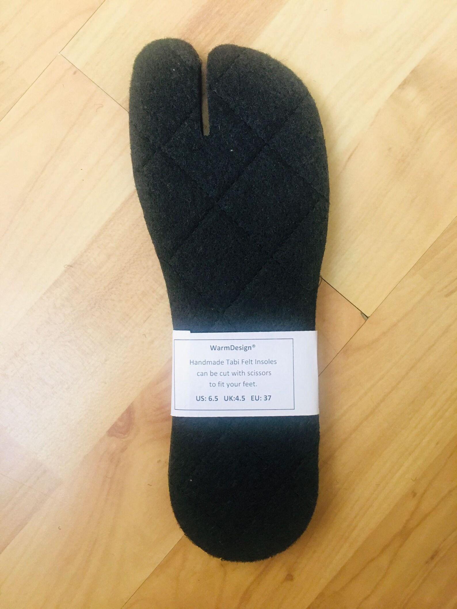 Felt Tabi Insoles: Split Toe Socks, Japanese Shoes - Etsy