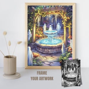 Spooky Garden: 85 Coloring Pages for Adults and Kids Instant Download ...