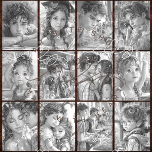 Story of Life 3 - School Time : 100 Coloring Pages for Adults and Kids ...