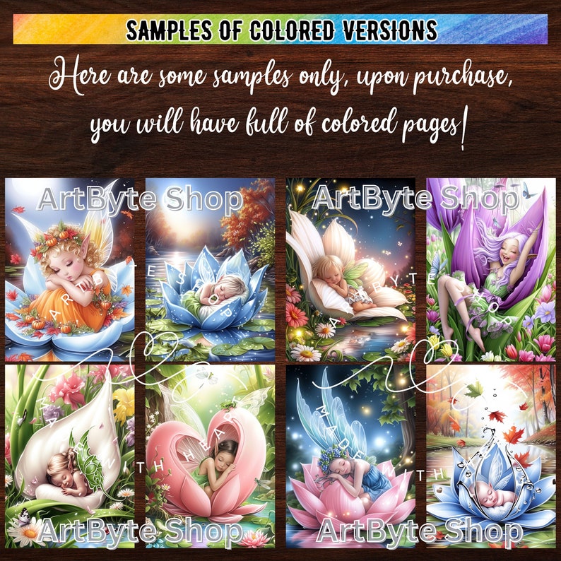 Giant Petals 2 - Pond Fairy Dreams : 70 Coloring Pages for Adults and ...