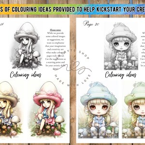 Enchanting Gnome Girls - 26 Cute & Creative Fantasy Coloring Pages for ...