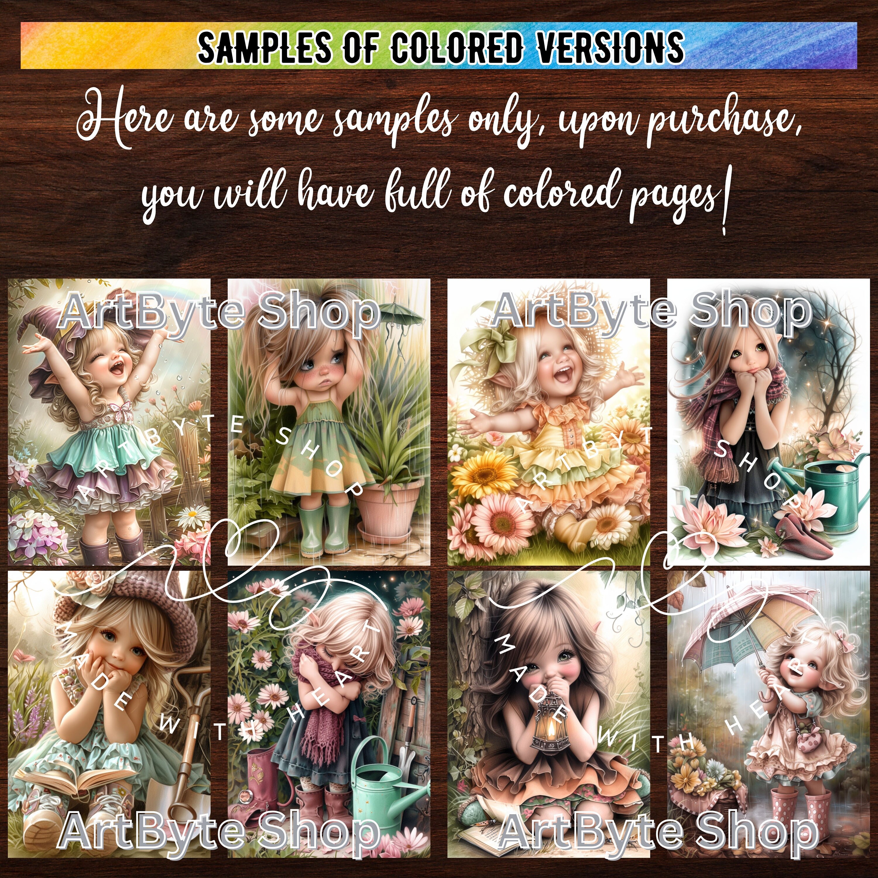 Garden Gnome 5: Gnome Emotions - 65 Coloring Pages for Adults and Kids ...
