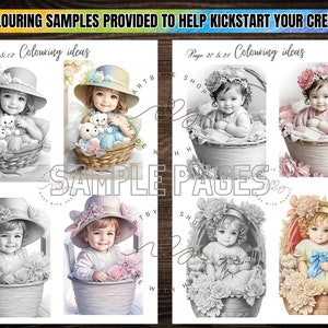 30 Sweet Baby Baskets Coloring Pages for Adults + Kids + Bonus ...