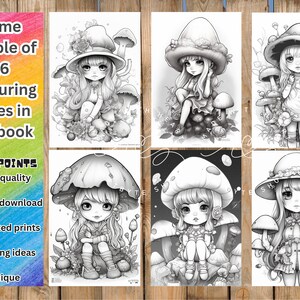 Enchanting Gnome Girls - 26 Cute & Creative Fantasy Coloring Pages for ...