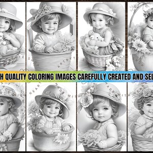 30 Sweet Baby Baskets Coloring Pages for Adults + Kids + Bonus ...