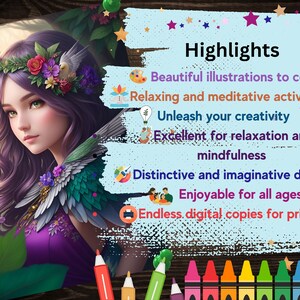 30 Whimsical Woodland Fairy Girls (book 2) Coloring Pages+30 Coloring ...