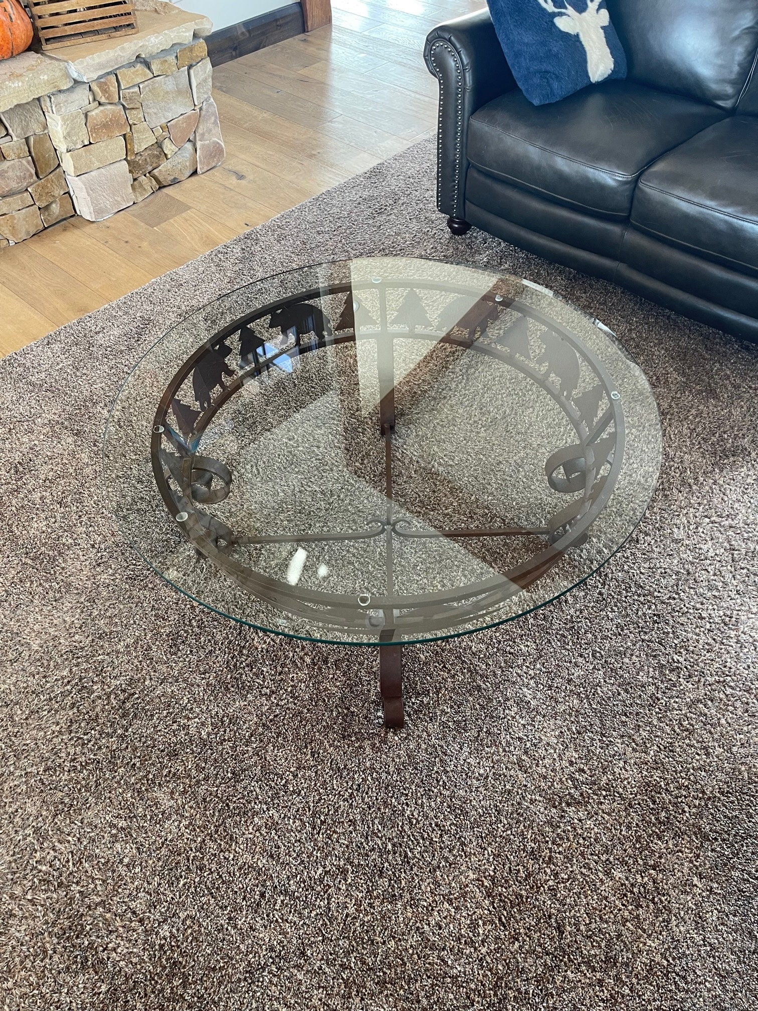 Forged Iron Coffee Table - Etsy