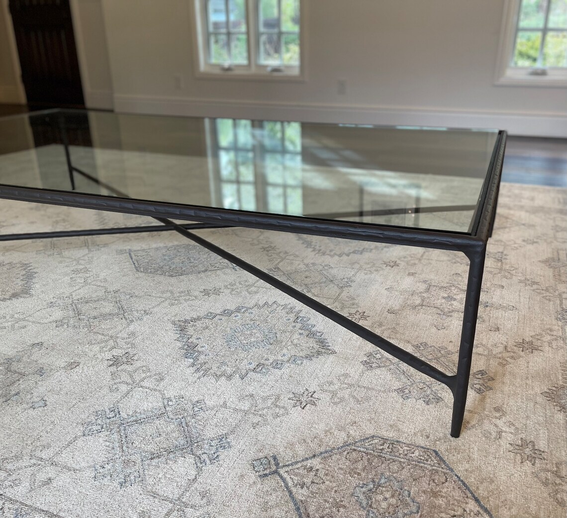 Forged Iron Coffee Table - Etsy