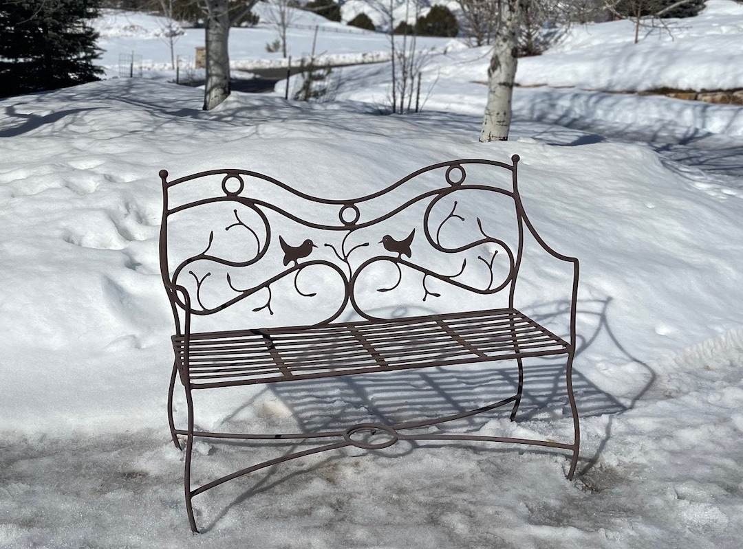 Iron Garden Bench - Etsy