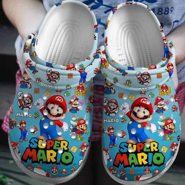 Mens Super Mario Shoes - Etsy