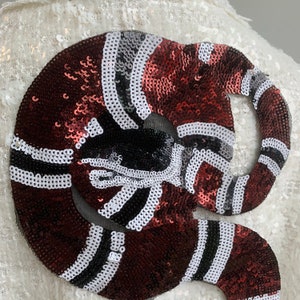 Extra Large Sequins Snake Taylor Reputation Sew-on Patch | Sparkling ...