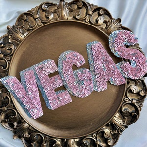 Delicate Alphabet Patch Beaded English Letter Embroidered Customize ...