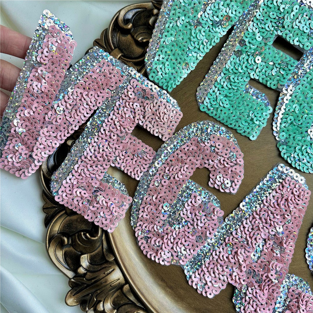 Delicate Alphabet Patch Beaded English Letter Embroidered Customize ...