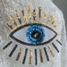 Large Sequins Evil Eye Patch With Rhinestone Eye Sew on Applique - Etsy