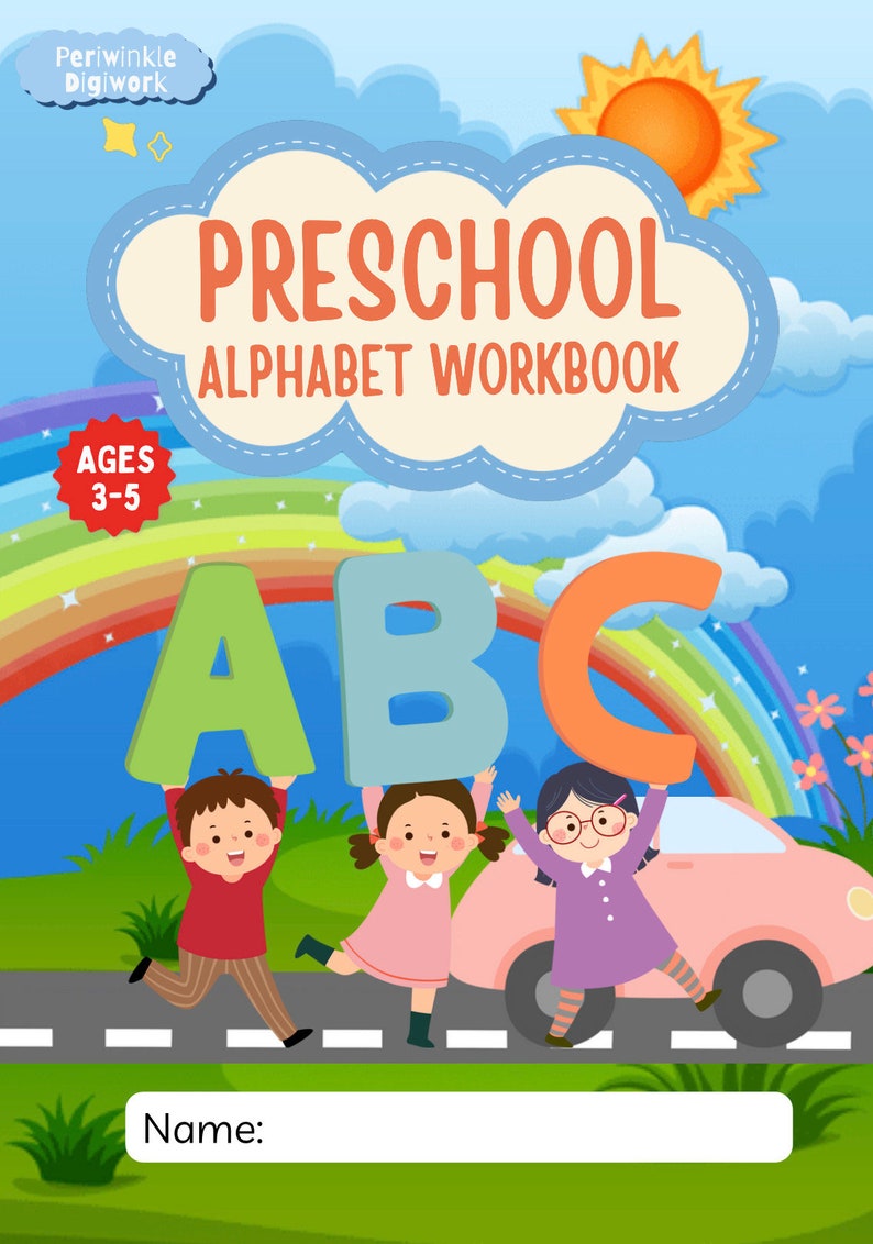 Printable Alphabet Workbook | Preschool Activity Book | Busy Book ...