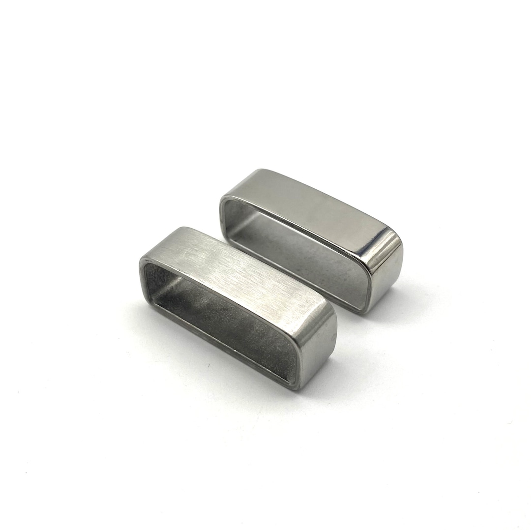 35mm Belts Keeper Stainless Loop Mens Leather Belt Ending Fasten Loop ...