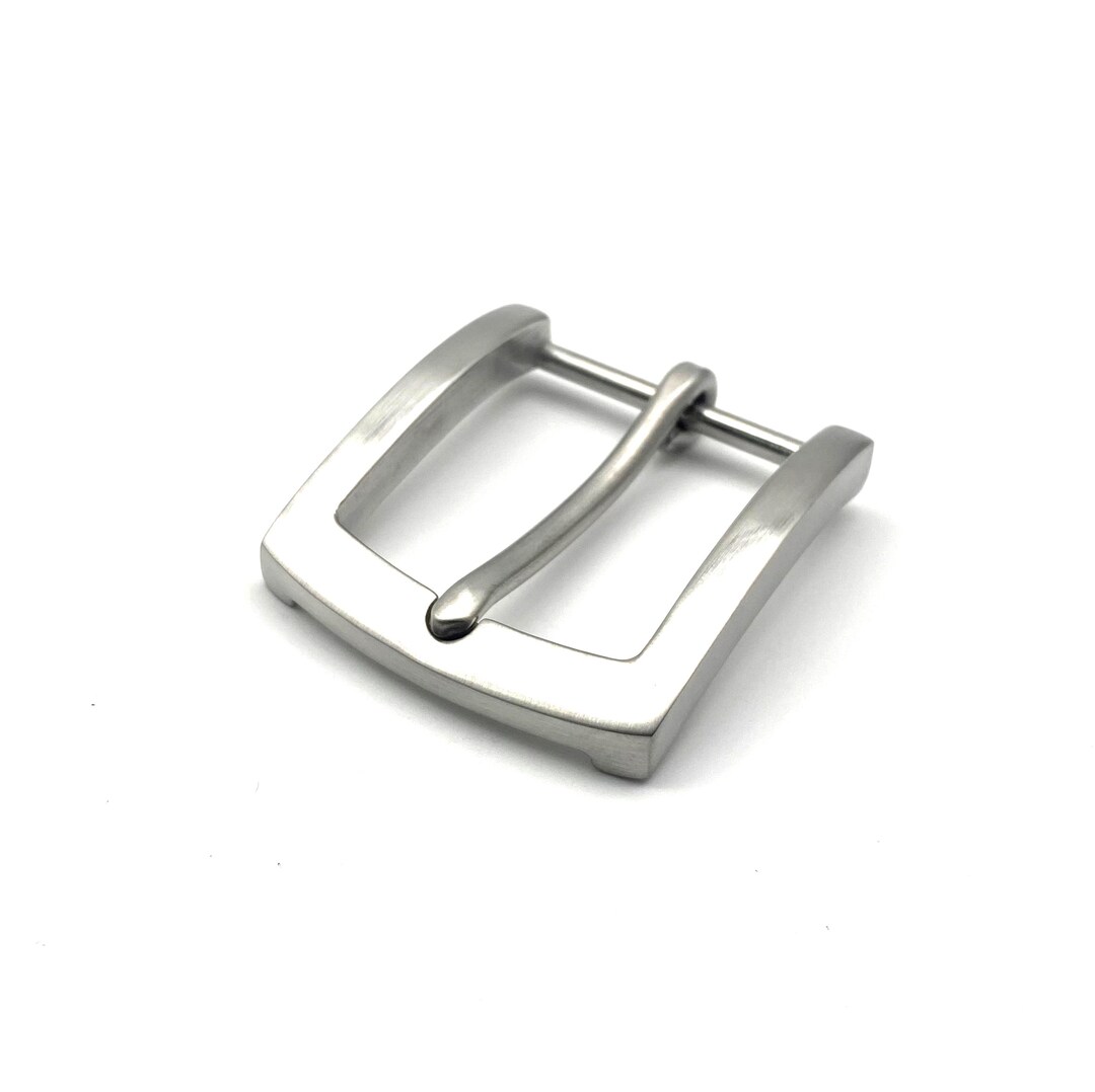 Matte Finish Stainless Steel Buckle Leather Craft Belt Fastener Closure ...