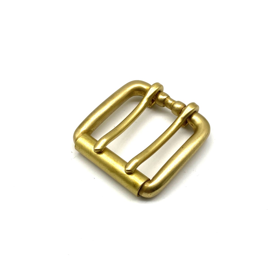 Heavy Duty Double Rod Roller Buckle,solid Brass Rolling Bar Buckle,mens ...