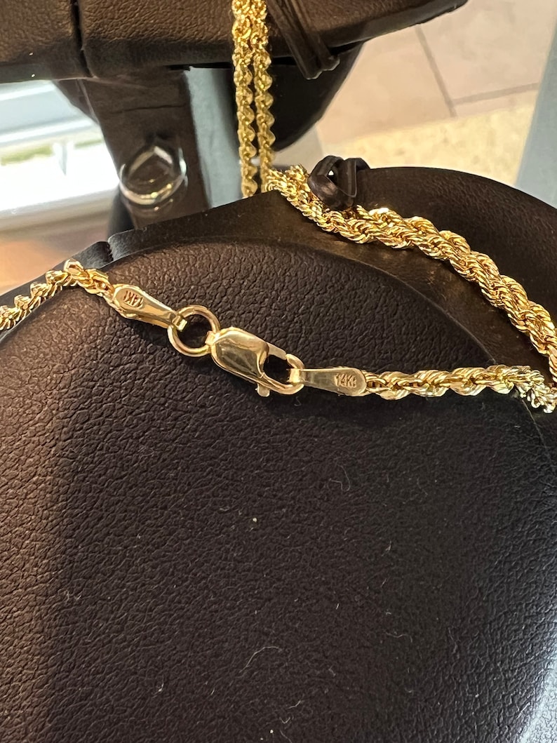 14KT Gold Chain - Etsy