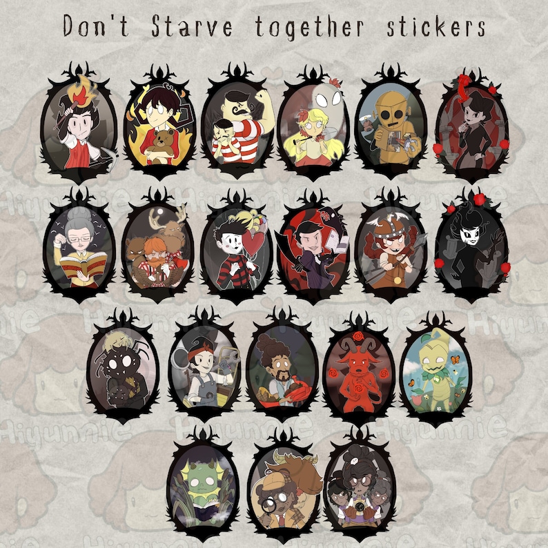Don't Starve Together Stickers Dst Ds Dont Starve Together Indie Video ...