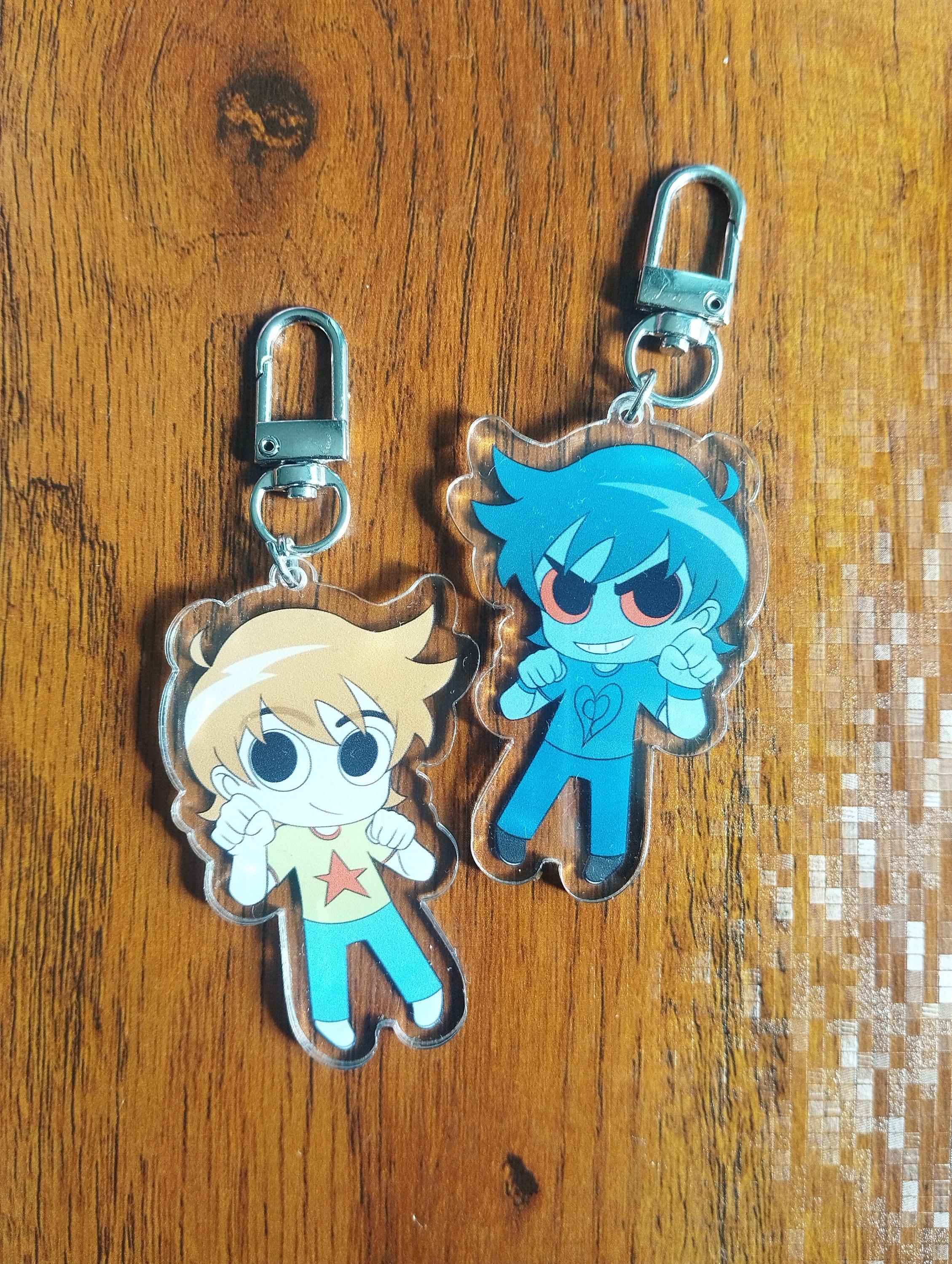 Scott Pilgrim Takes off Fanmade Acrylic Keychain 2.5in | Clear Acrylic ...