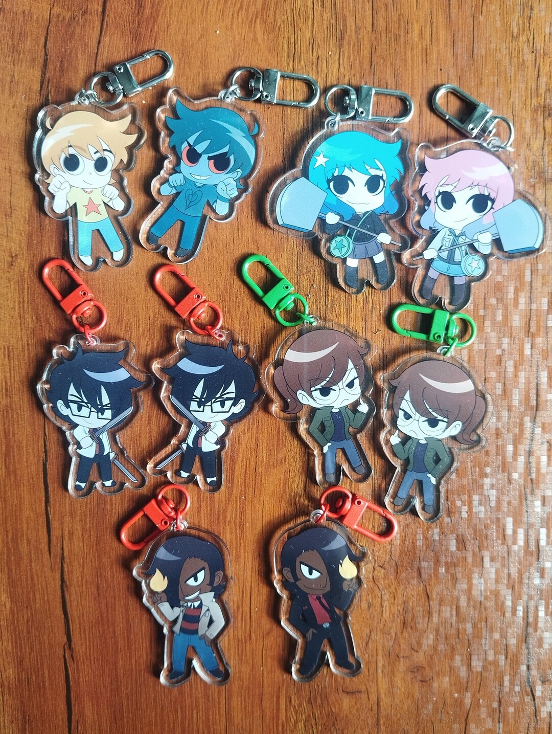 Scott Pilgrim Takes off Fanmade Acrylic Keychain 2.5in Clear Acrylic ...