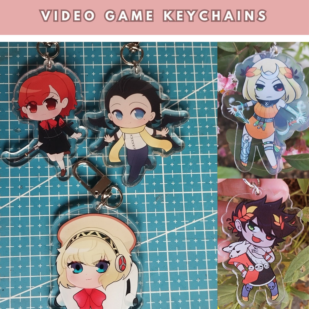 Video Game Keychains Persona 3 Hades - Etsy