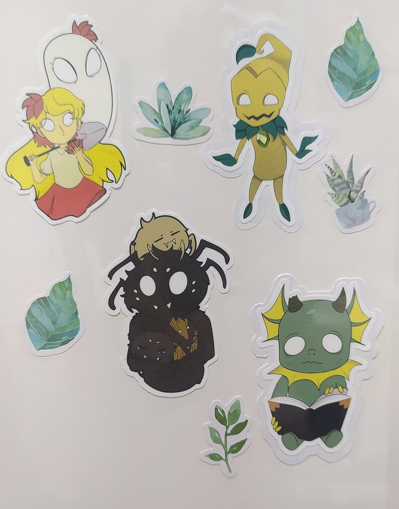 Don't Starve Vinyl Stickers Fanmade Dont Starve Dst Dont Starve ...