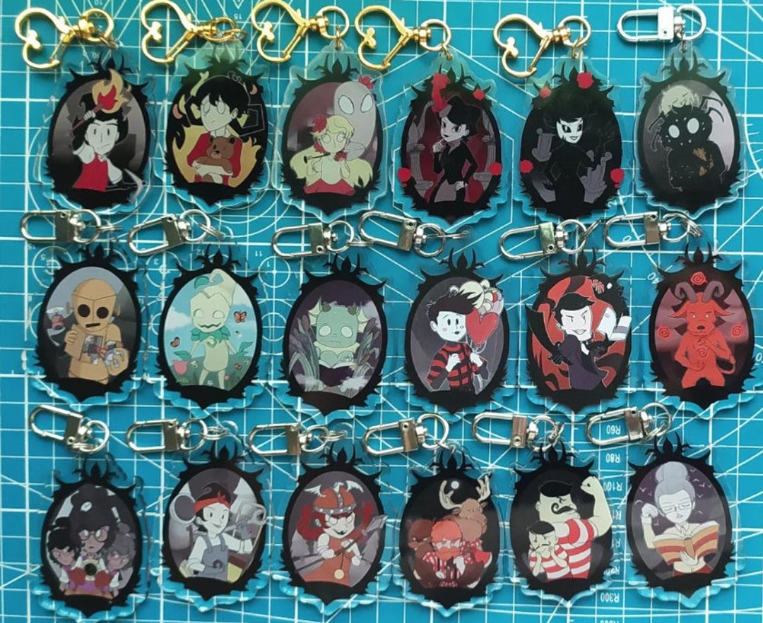 Don't Starve Together Acrylic Keychains | Fanmade Acrylic Keychains Dst ...