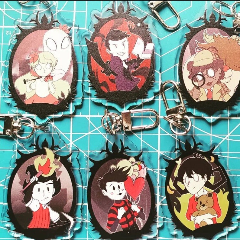 Don't Starve Together Acrylic Keychains Fanmade Acrylic Keychains Dst ...
