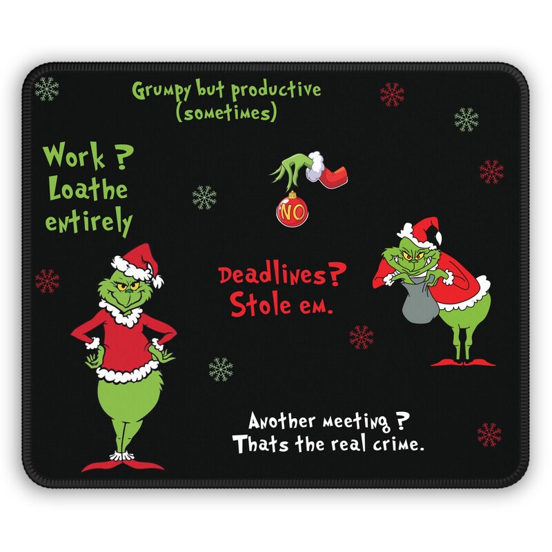 Grinch Desk Decorations - Etsy