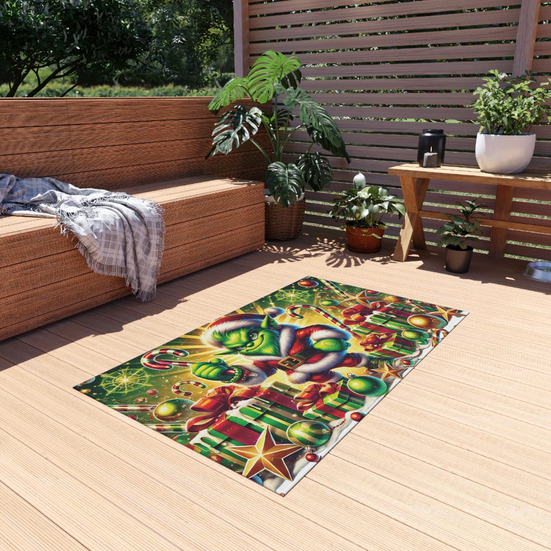 Grinch Christmas Rug Runner Outdoor Christmas Door Mat Kitchen ...