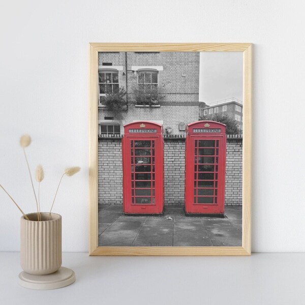 Phone Booth Poster - Etsy
