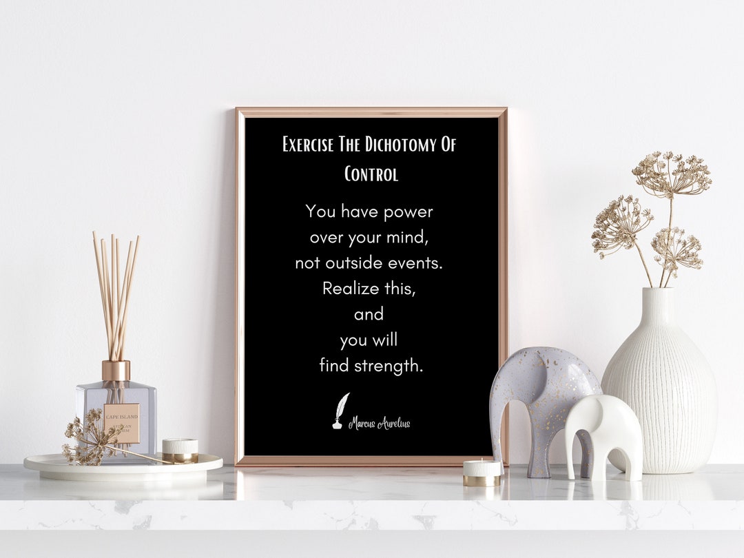 Stoic Art, Gift for Partner, Memento Mori, Stoicism Print, Wisdom Quote ...
