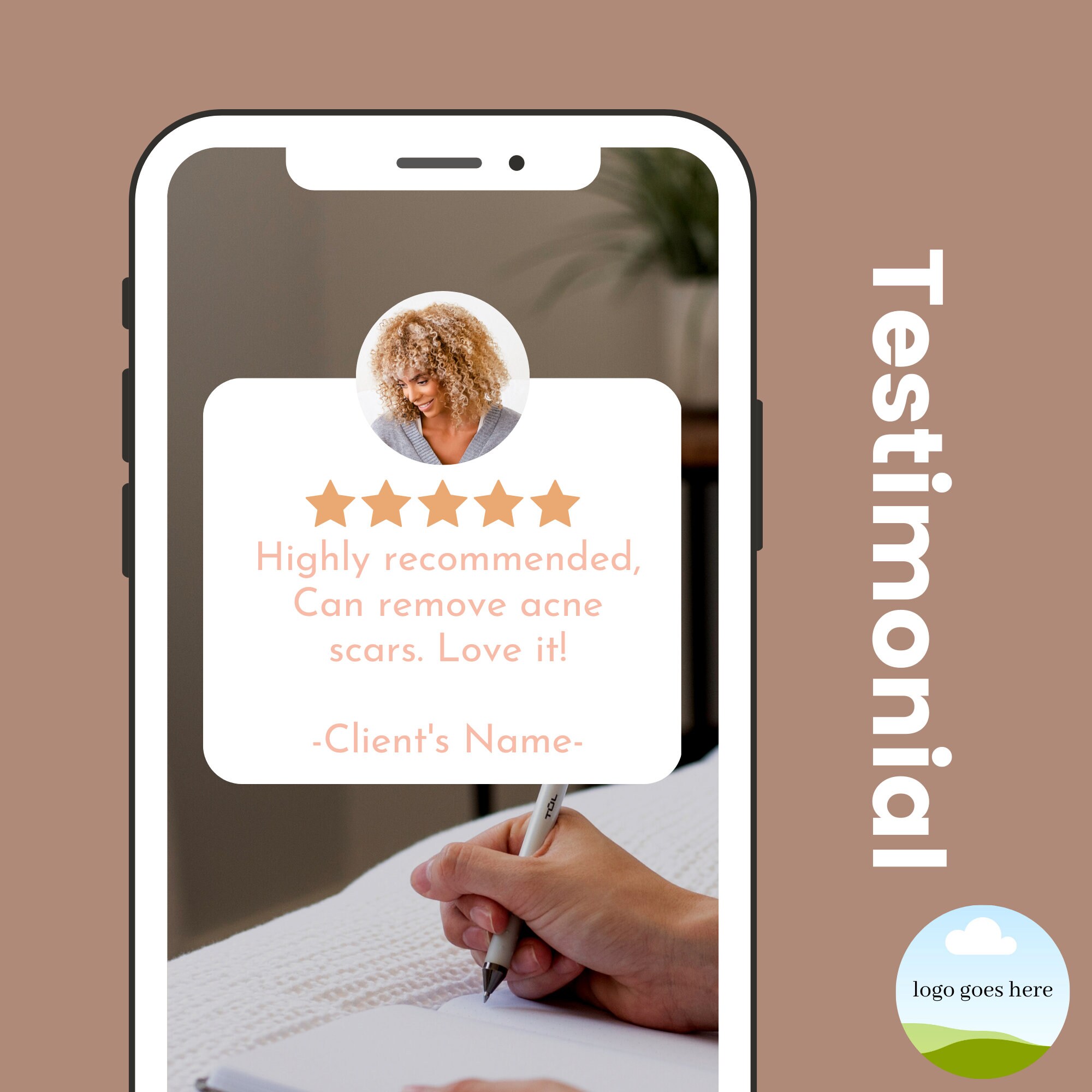 5 Essential Testimonial Social Media Templates| Instagram Post - Etsy