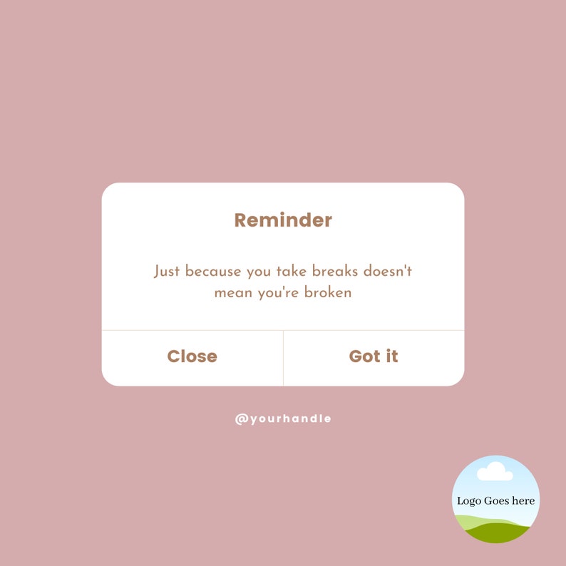 5 Essential Reminder Instagram Templates| Social Media Post Editable ...