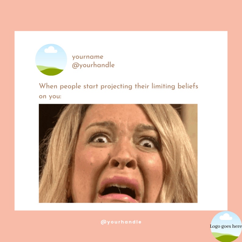 5 Essential Funny Memes Instagram Templates Funny Gifs Templates Social ...
