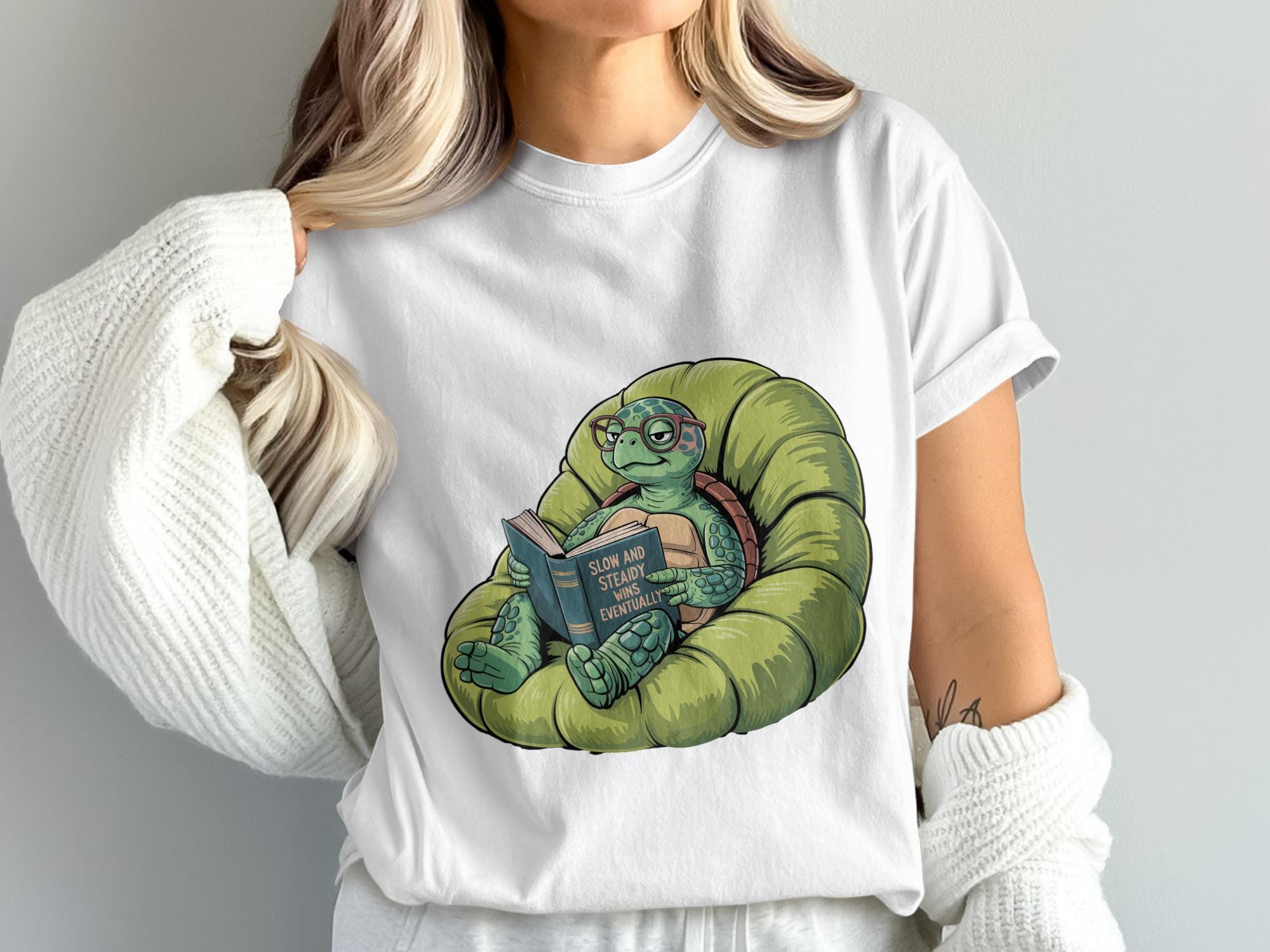 Turtle Clipart, Reading Clipart, Animal Clipart, Bookworm Clipart, Nerd ...
