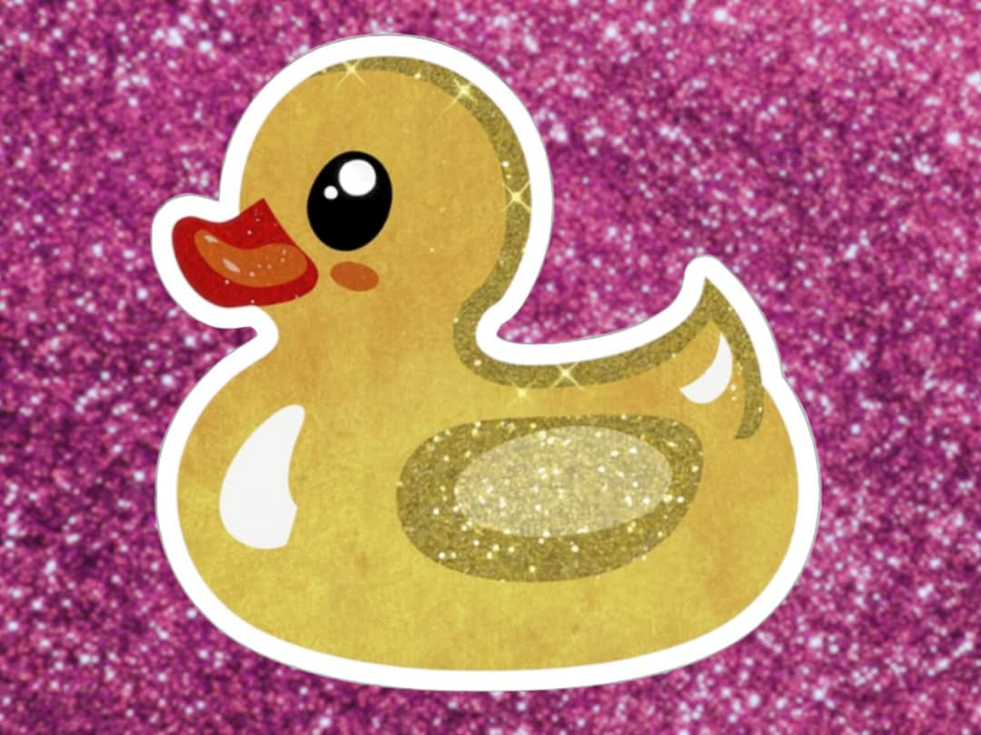 Rubber Duck Sticker Rubber Ducky Sticker Childhood Sticker - Etsy