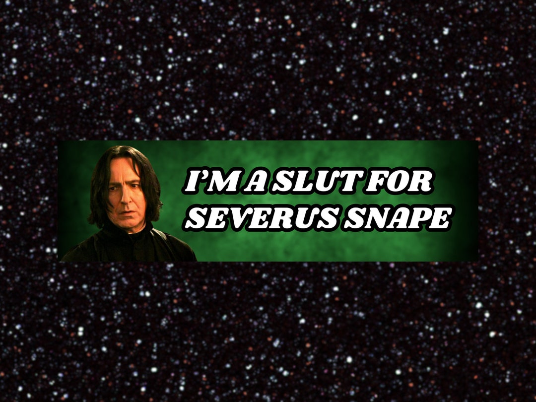 Severus Snape Bumper Sticker Meme Sticker Snape Sticker - Etsy