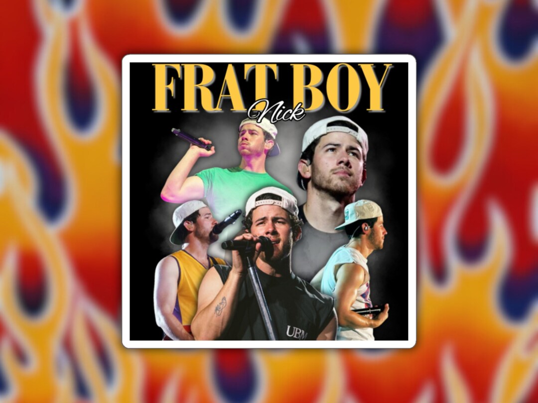 Nick Jonas Sticker Frat Boy Nick Sticker Jonas Brothers Sticker Jonas ...