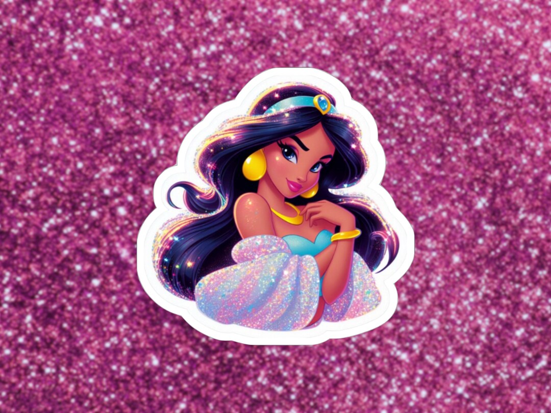 Jasmine Inspired Sticker Aladdin Sticker Disney Princess Sticker Y2k ...