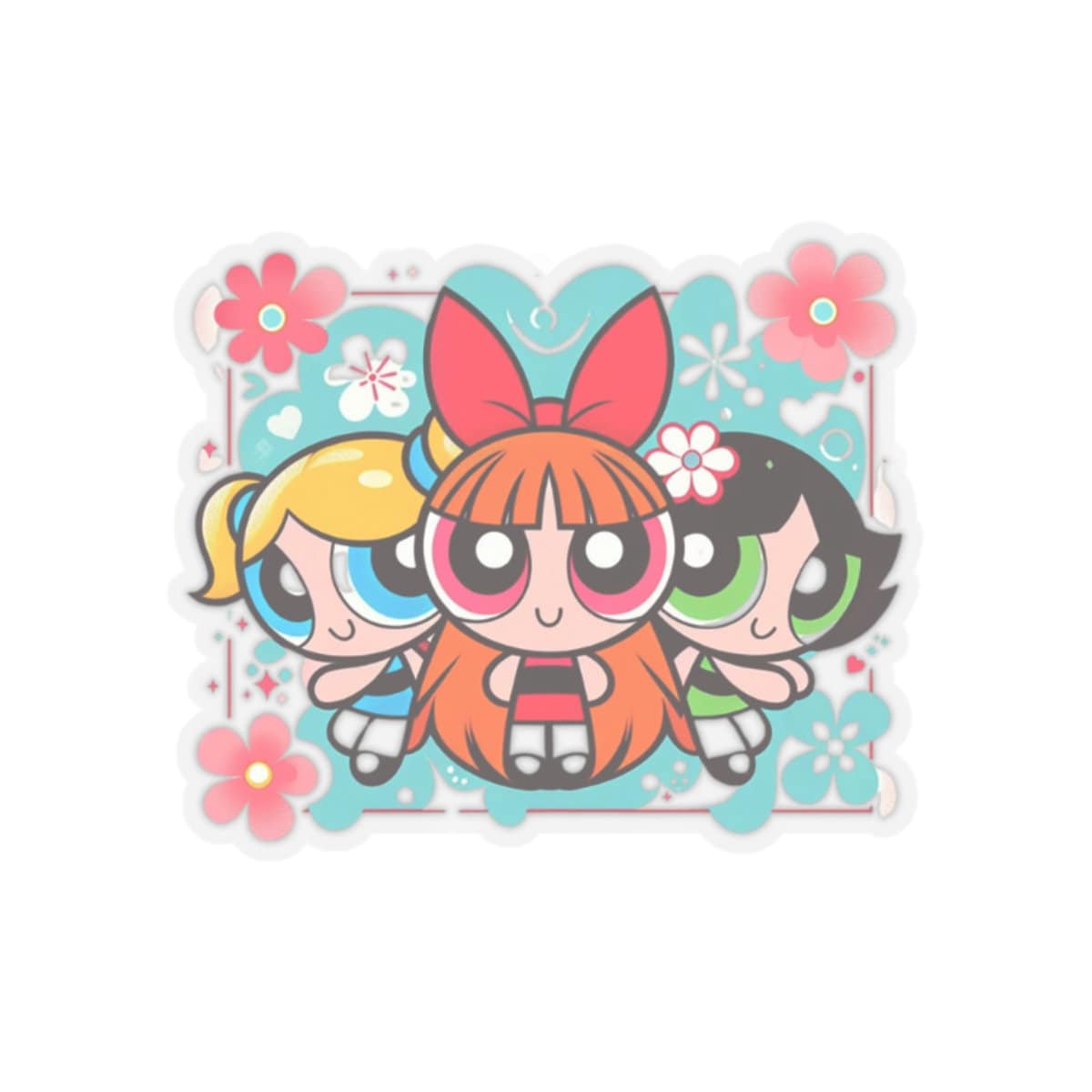Powerpuff Girl Sticker Powerpuff Girl Decal 90s Millennial Nostalgic ...