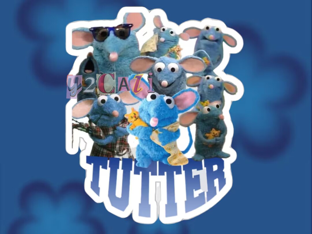 Tutter Sticker Bear in the Big Blue House Sticker 2000s Sticker ...