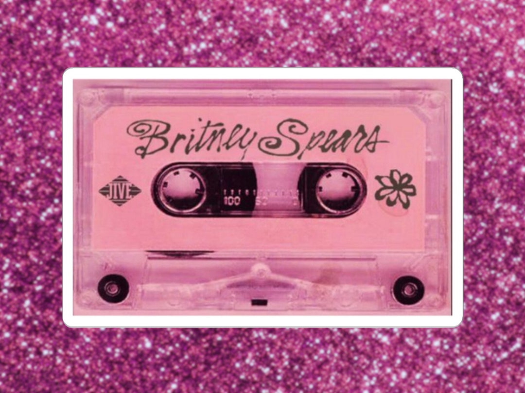Britney Spears Sticker Britney Spears Cassette Tape Sticker 90s Sticker ...