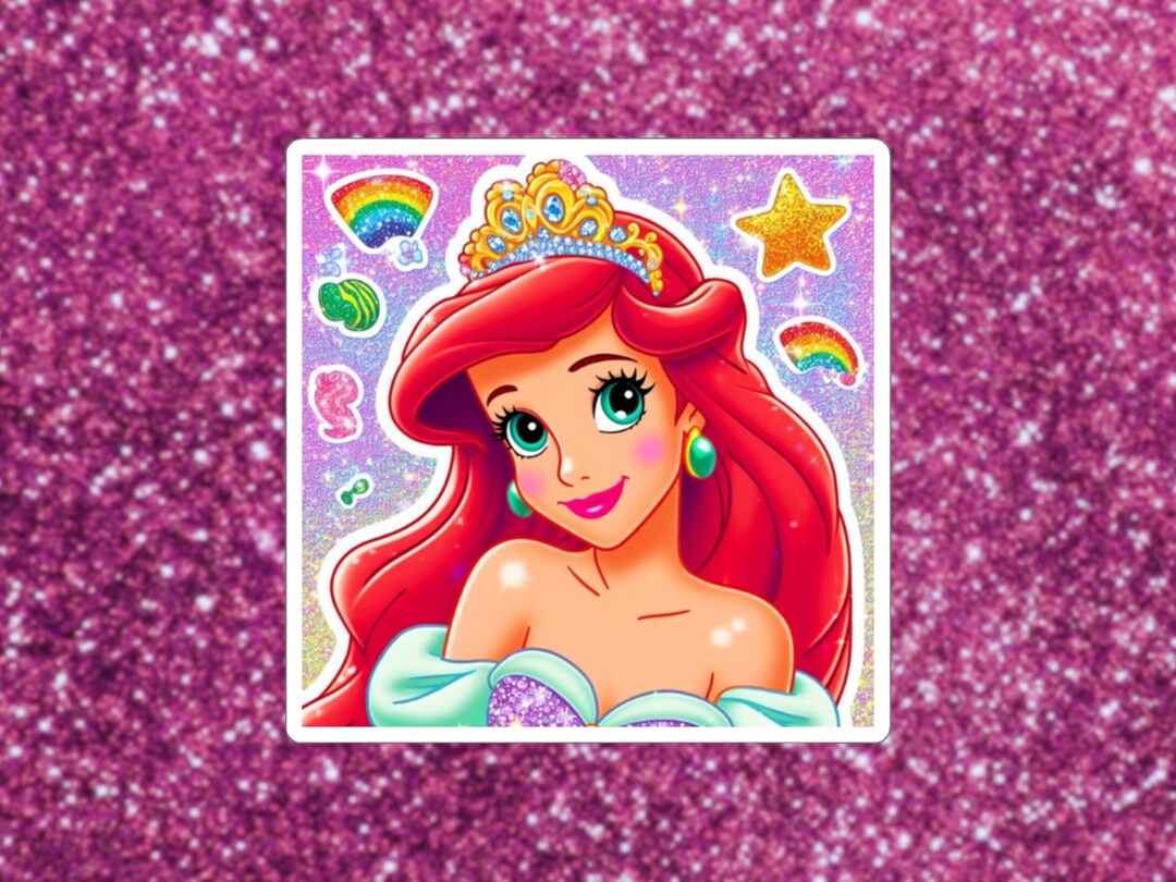 Ariel Sticker the Little Mermaid Sticker Y2k Sticker Disney Princess ...