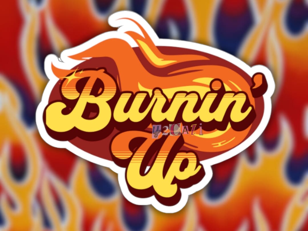 Burnin up Sticker Jonas Brothers Sticker Five Albums One Night Sticker ...