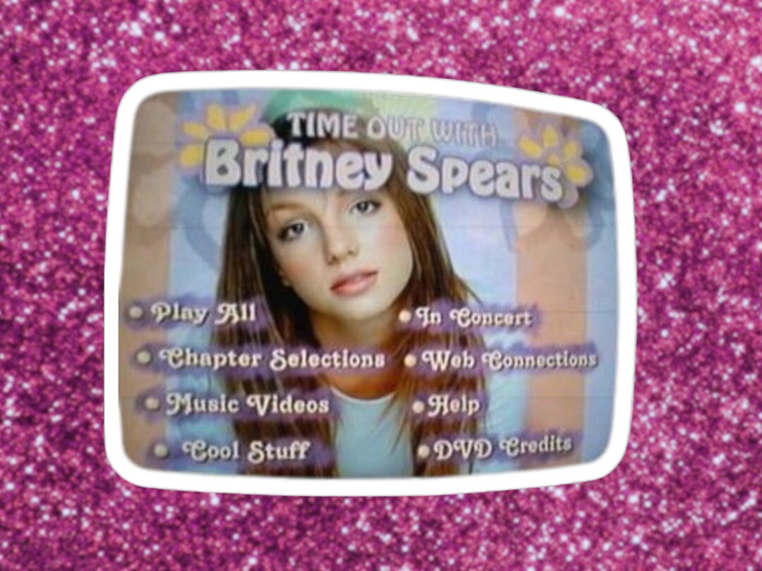Britney Spears Sticker Britney Sticker Y2k Sticker 90s Sticker - Etsy