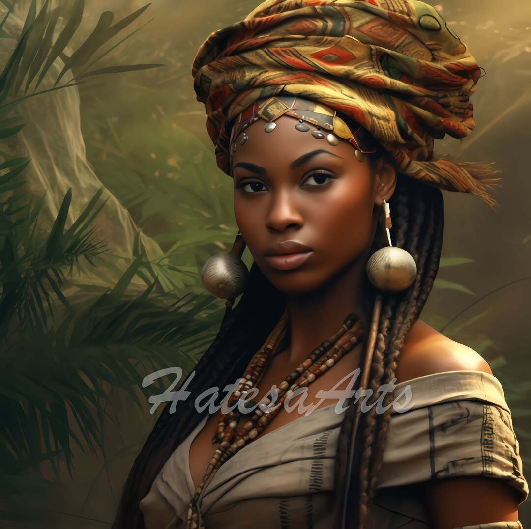 Nigerian Beauty I PNG, SVG I Junk Journal, Digital Planner, Wall Art I ...