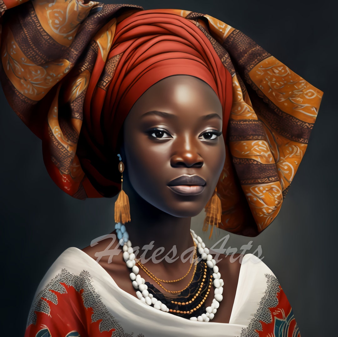 Nigerian Beauty I PNG, SVG I Junk Journal, Digital Planner, Wall Art I ...